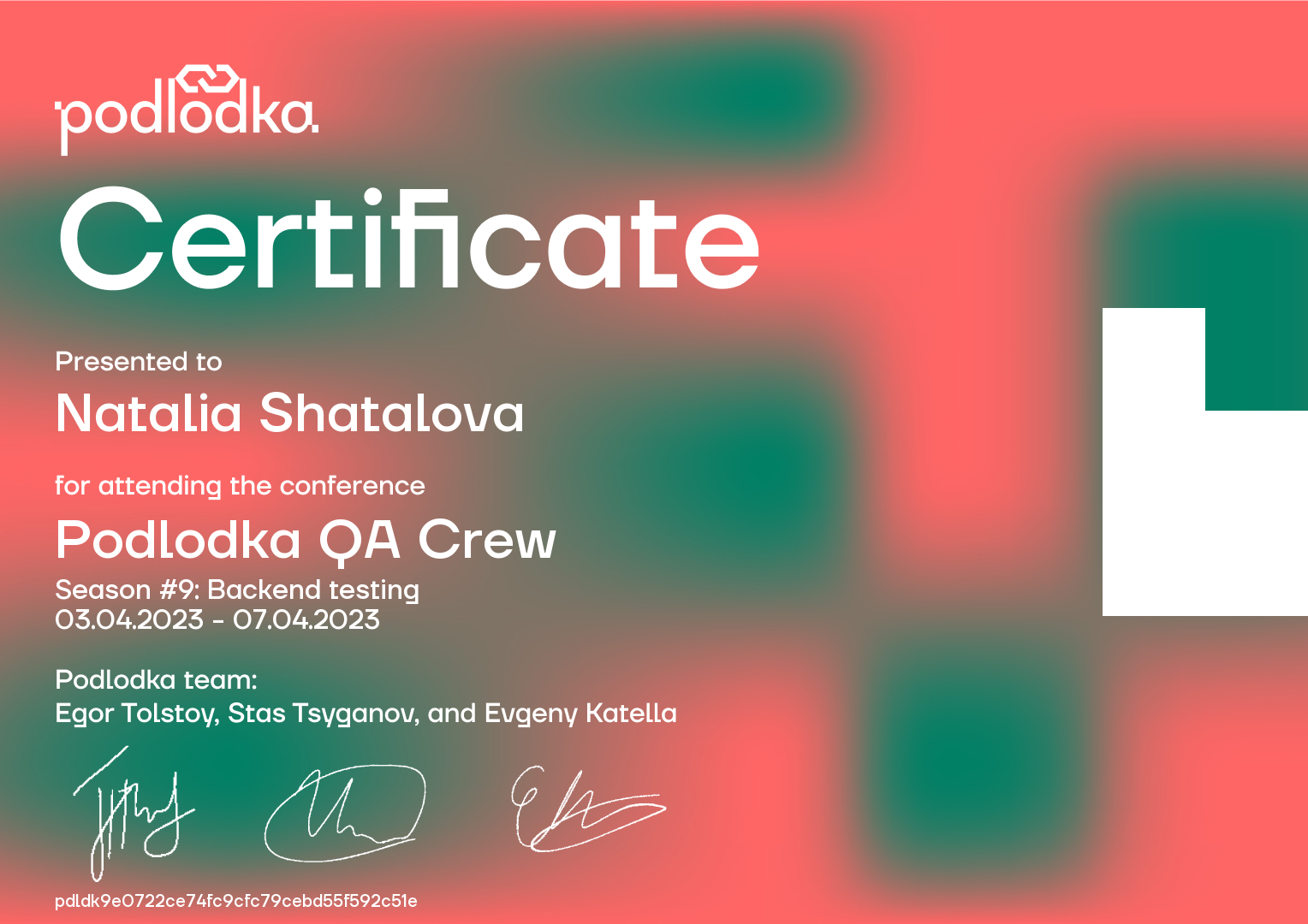 Natalia Shatalova – QA Lead | LinkedIn